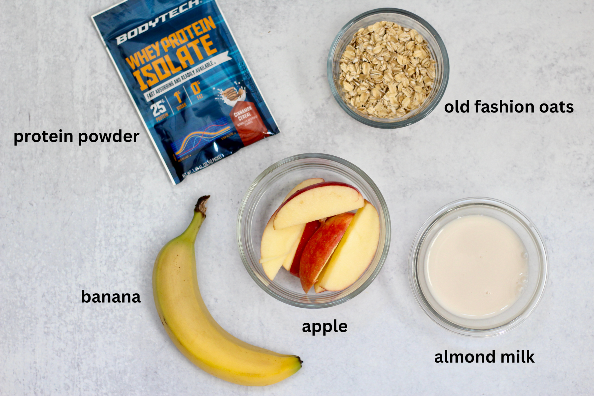 Healthy Apple Pie Protein Smoothie Recipe • Cooking with Kim