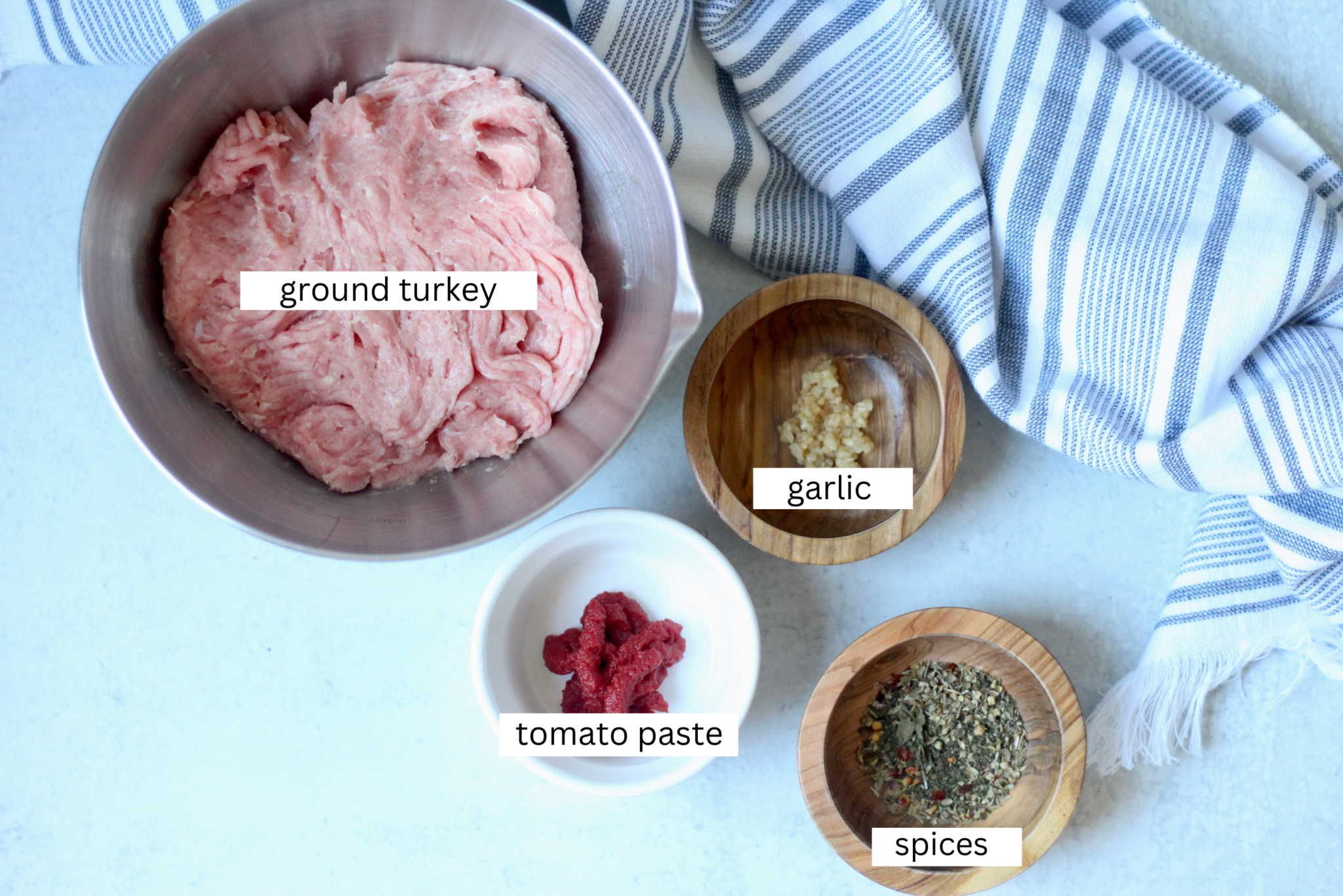 Healthy Greek Ground Turkey Meal Prep Bowl Recipe • Cooking with Kim