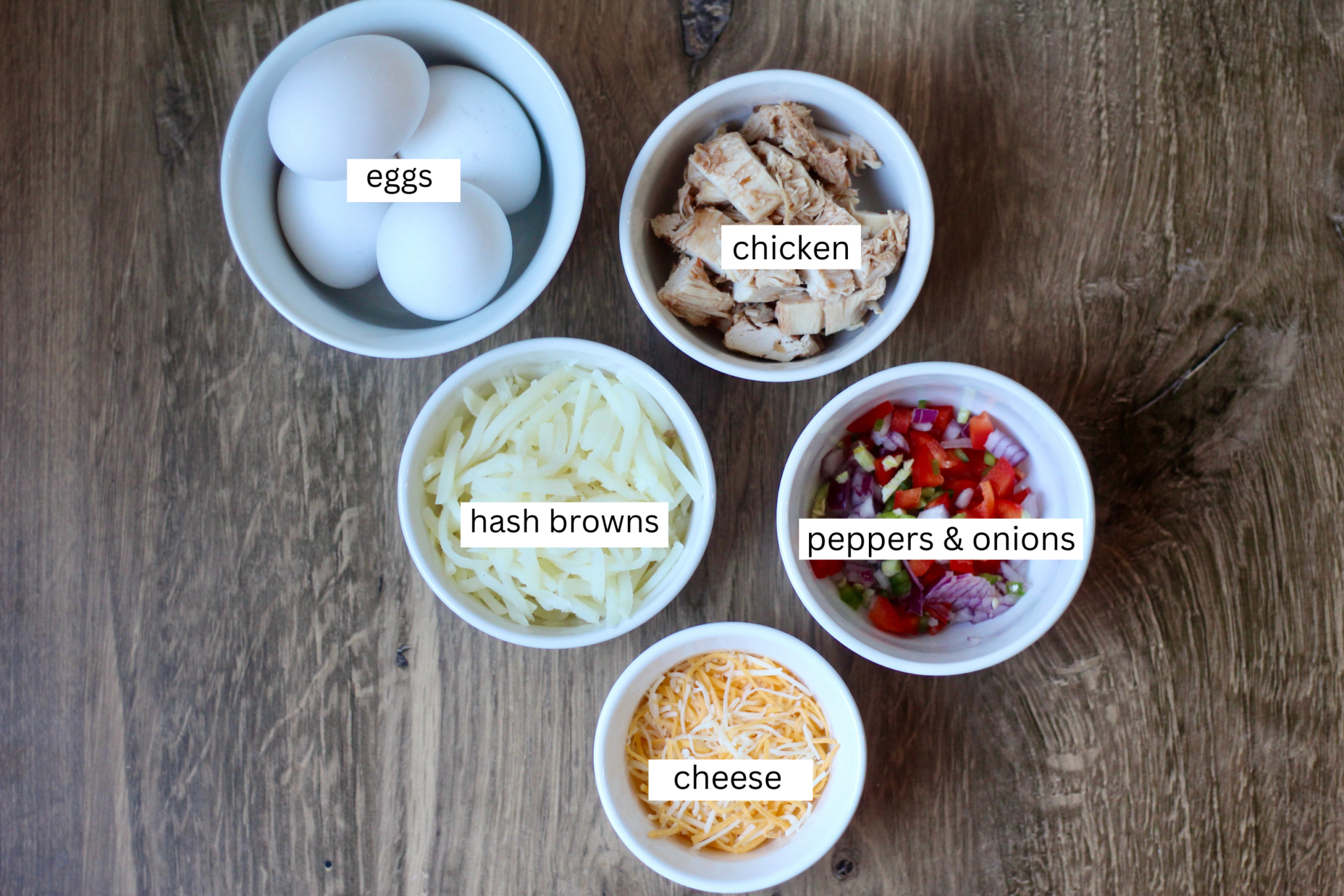 Easy Chicken and Eggs Breakfast Scramble Recipe • Cooking with Kim