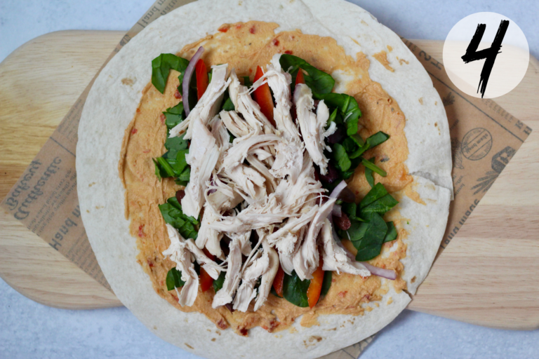 Greek Chicken Wrap Recipe (Healthy + Easy Lunch Idea) • Cooking with Kim