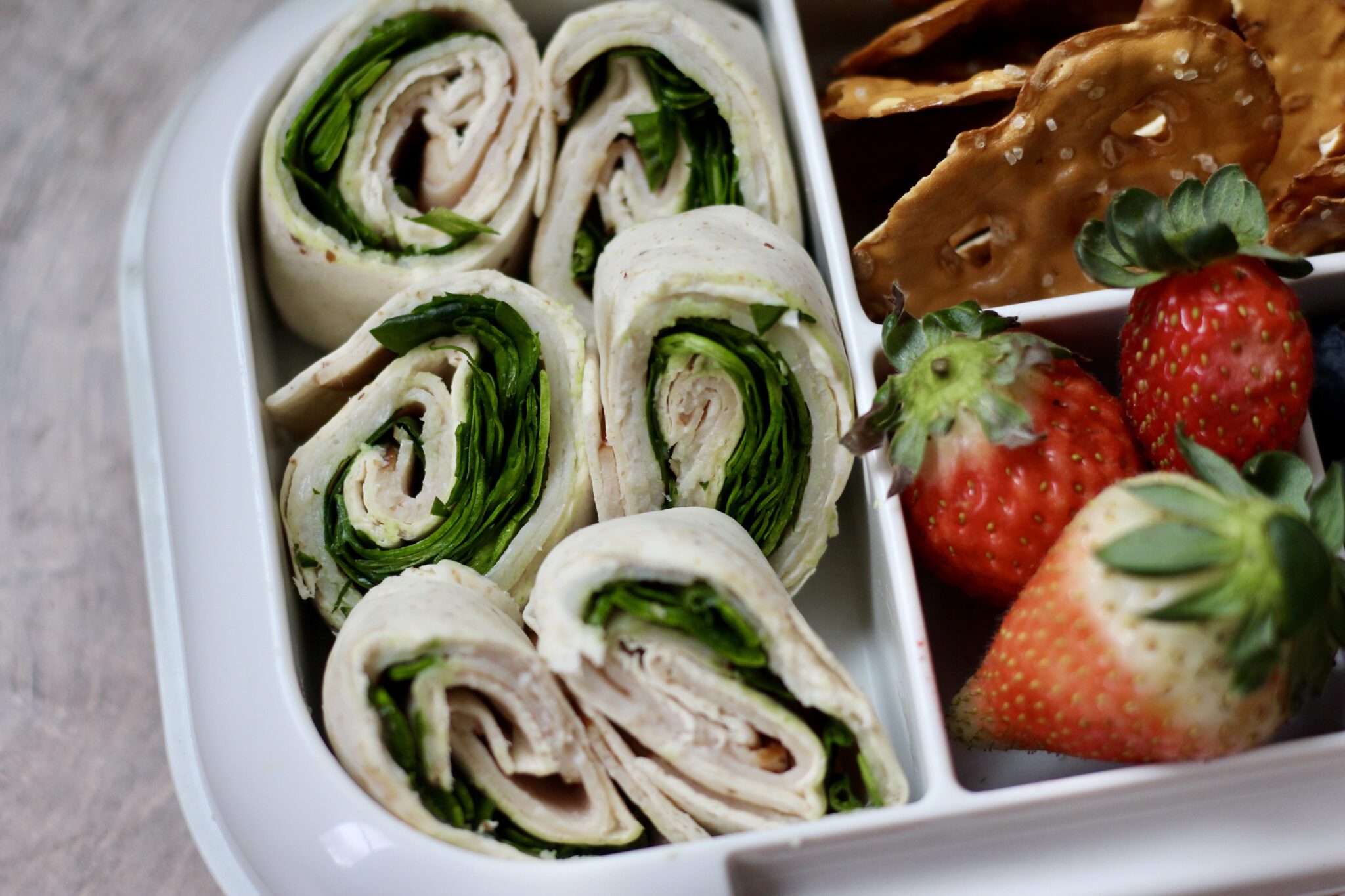 Simple Turkey and Cheese Pinwheels Recipe • Cooking with Kim