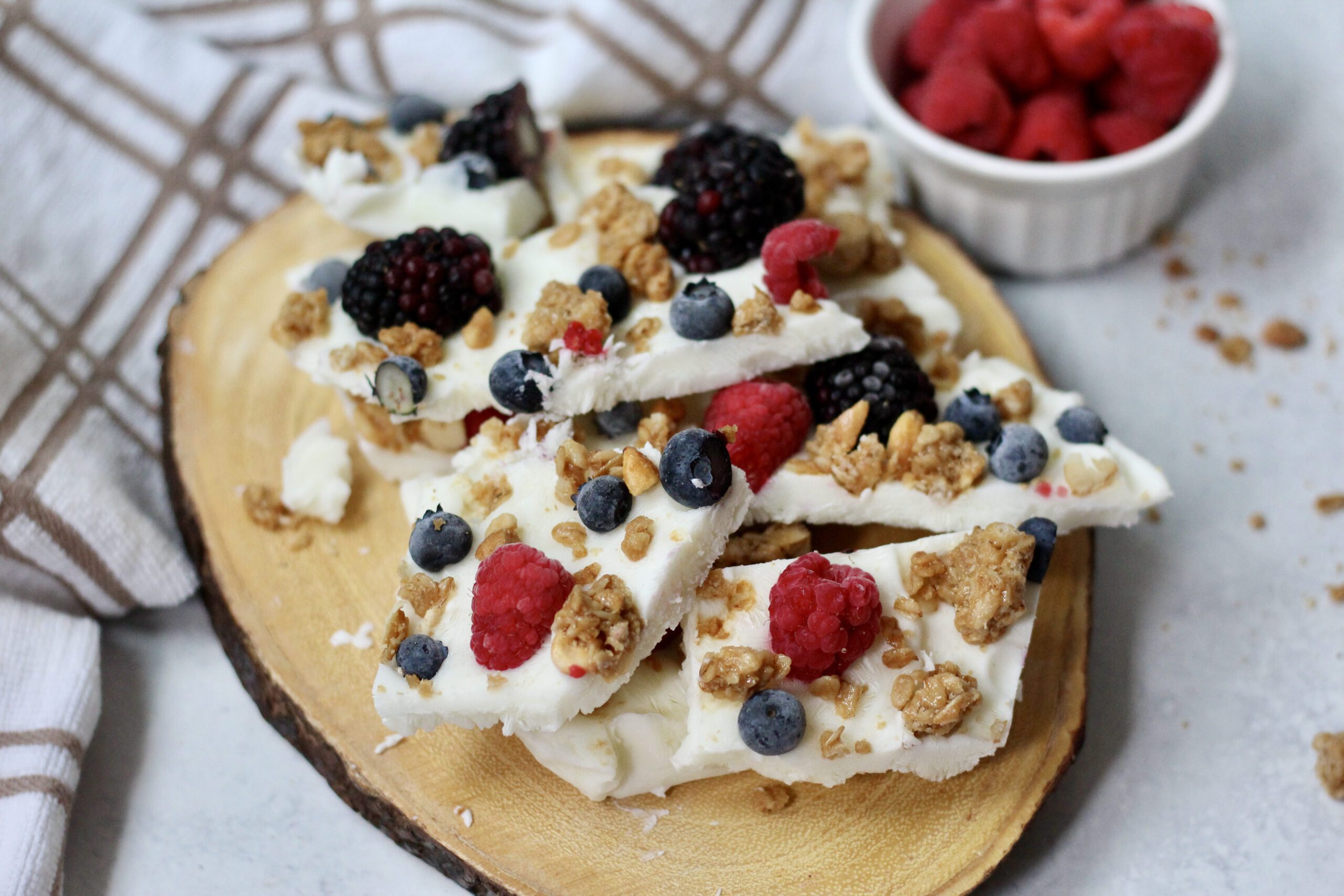 Easy Frozen Yogurt Bark Recipe (Kid-Friendly Treat) • Cooking with Kim