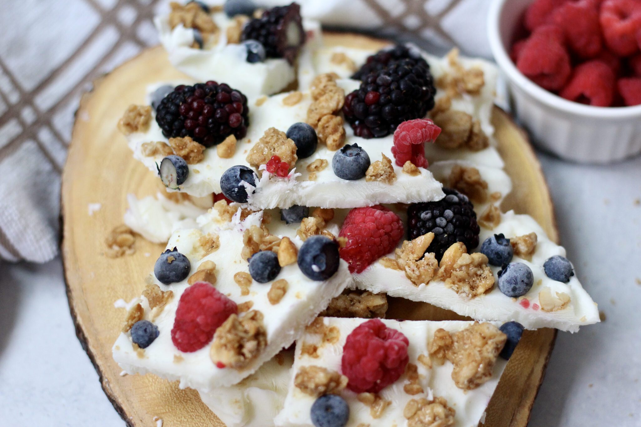 Easy Frozen Yogurt Bark Recipe (Kid-Friendly Treat) • Cooking with Kim