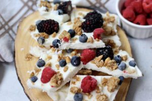 Easy Frozen Yogurt Bark Recipe (Kid-Friendly Treat) • Cooking with Kim