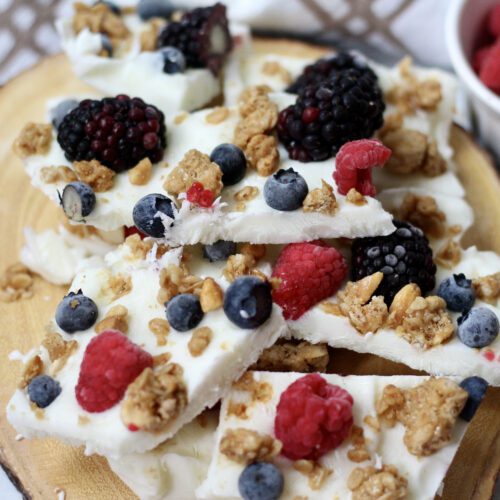 Easy Frozen Yogurt Bark Recipe (Kid-Friendly Treat) • Cooking with Kim
