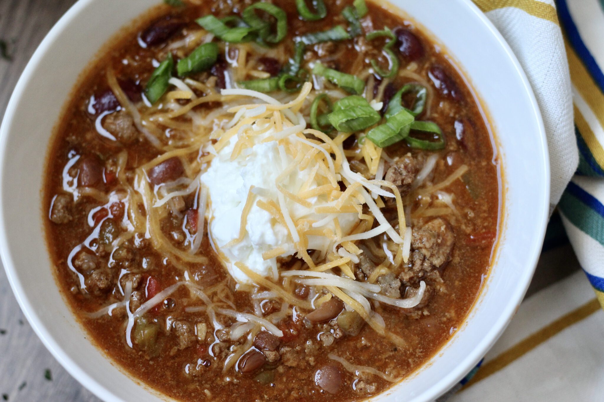 High Protein Chili Recipe (Meal Prep Friendly!) • Cooking with Kim